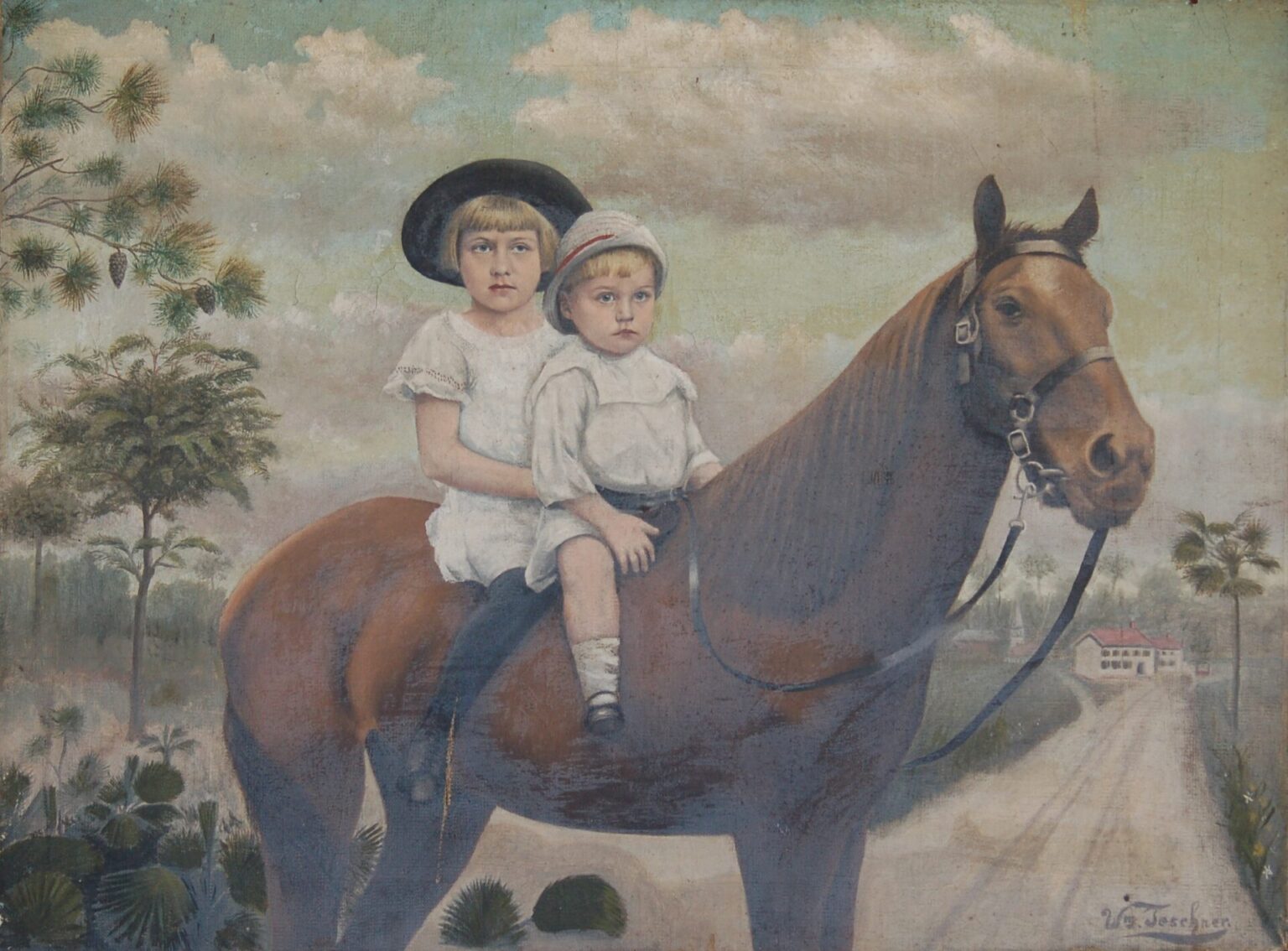 TESCHNER, WILLIAM- TAMPA - Artists of Old Florida